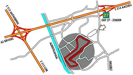 Streckenportrait Zolder